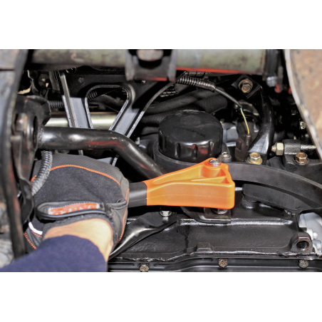 Clé à sangle en caoutchouc